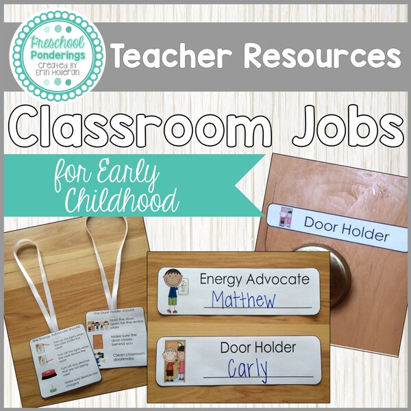 Preschool Classroom Jobs - Etsy