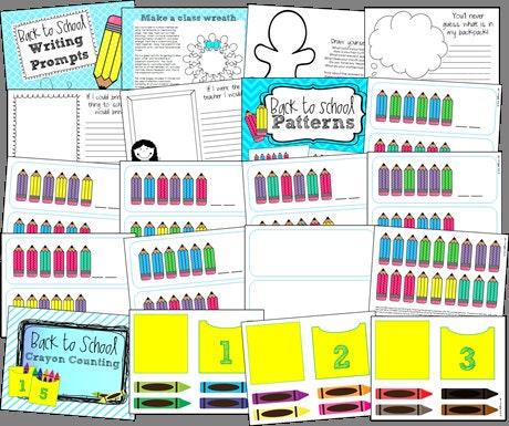 Back to School Activities - Preschool Math and Language Bundle - Etsy