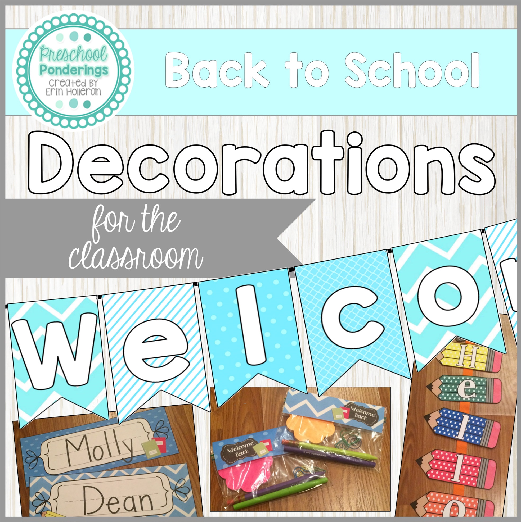 Printable Classroom Party Decorations for Back to School - Etsy