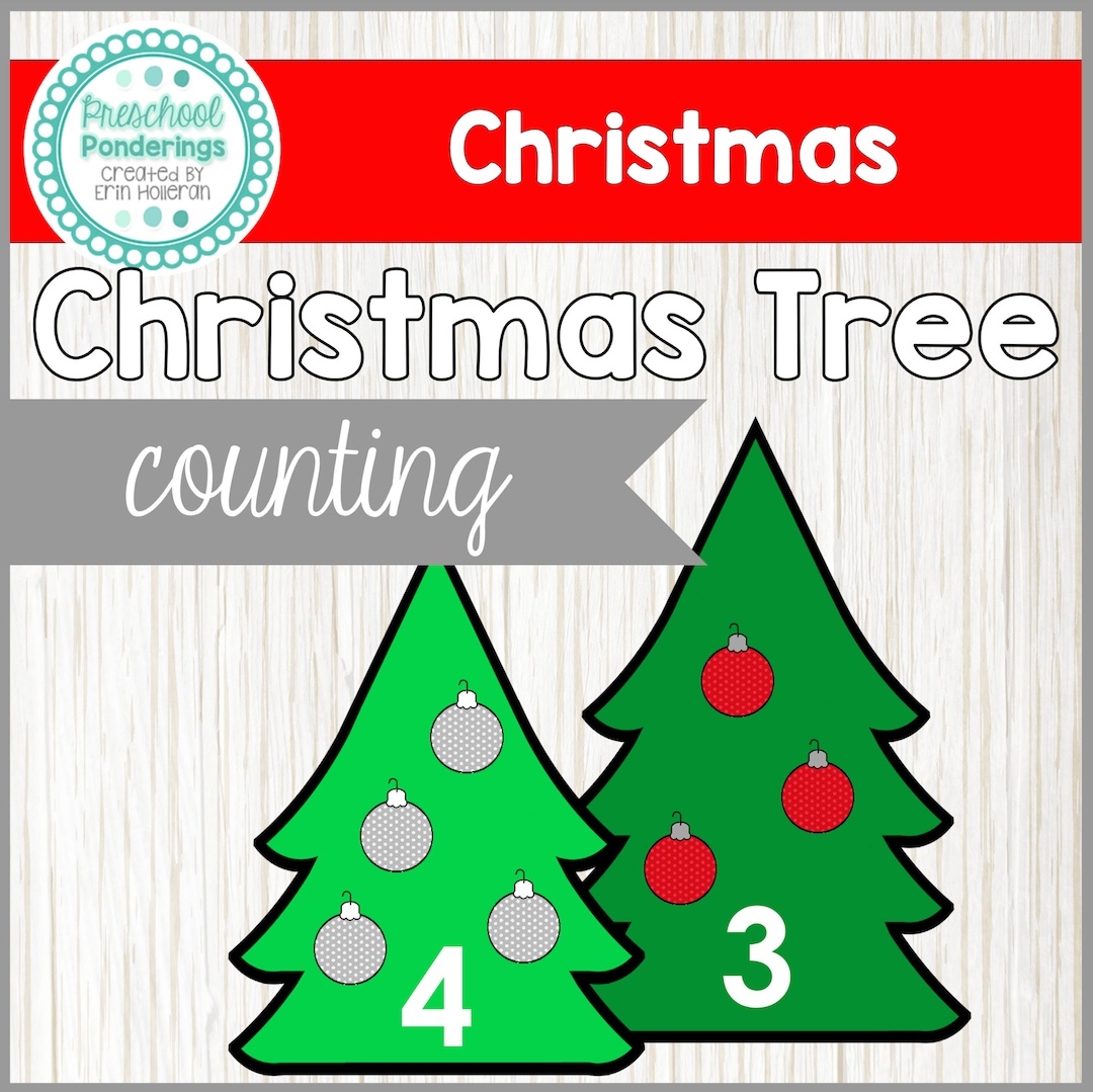 Printable Christmas Counting Activity - Etsy