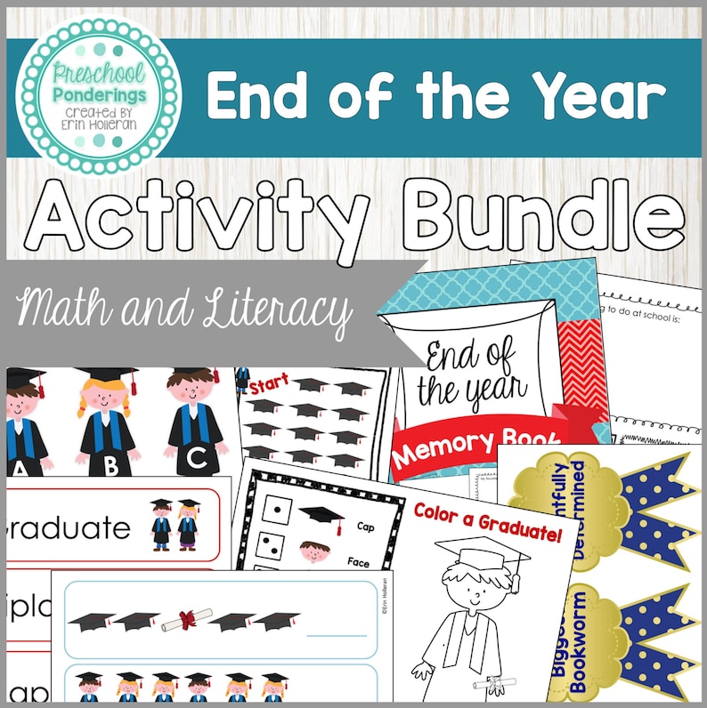 Preschool and Kindergarten Graduation Bundle - Etsy