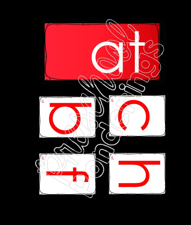 CVC Word Family Ring Books - Preschool and Kindergarten Language - Etsy