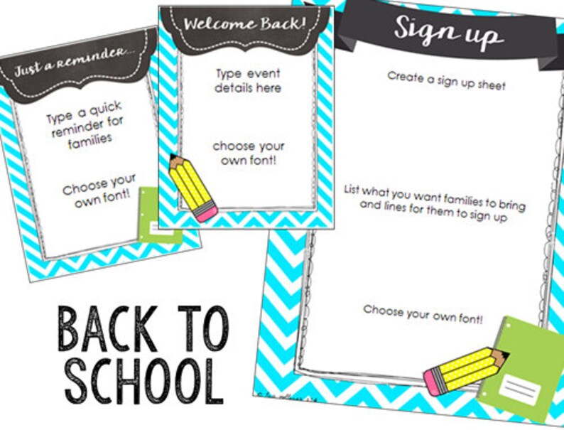 Classroom Party Printables for Every Season - Etsy