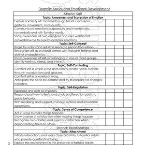 Infant Toddler Standards Portfolio Pack - Etsy