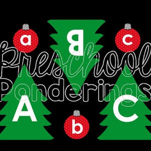 Printable Christmas Tree Letter Match Activity - Etsy