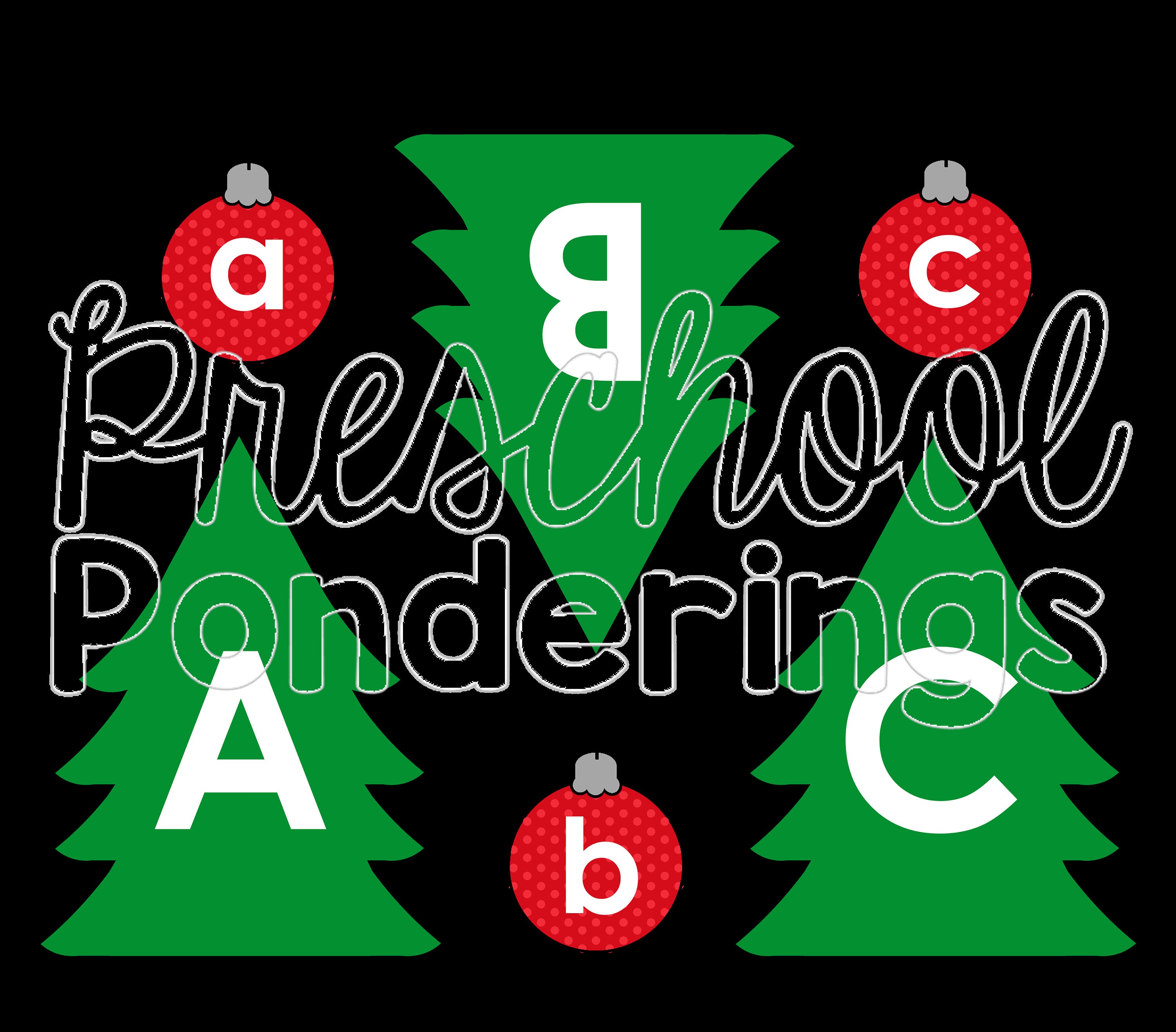 Printable Christmas Tree Letter Match Activity - Etsy