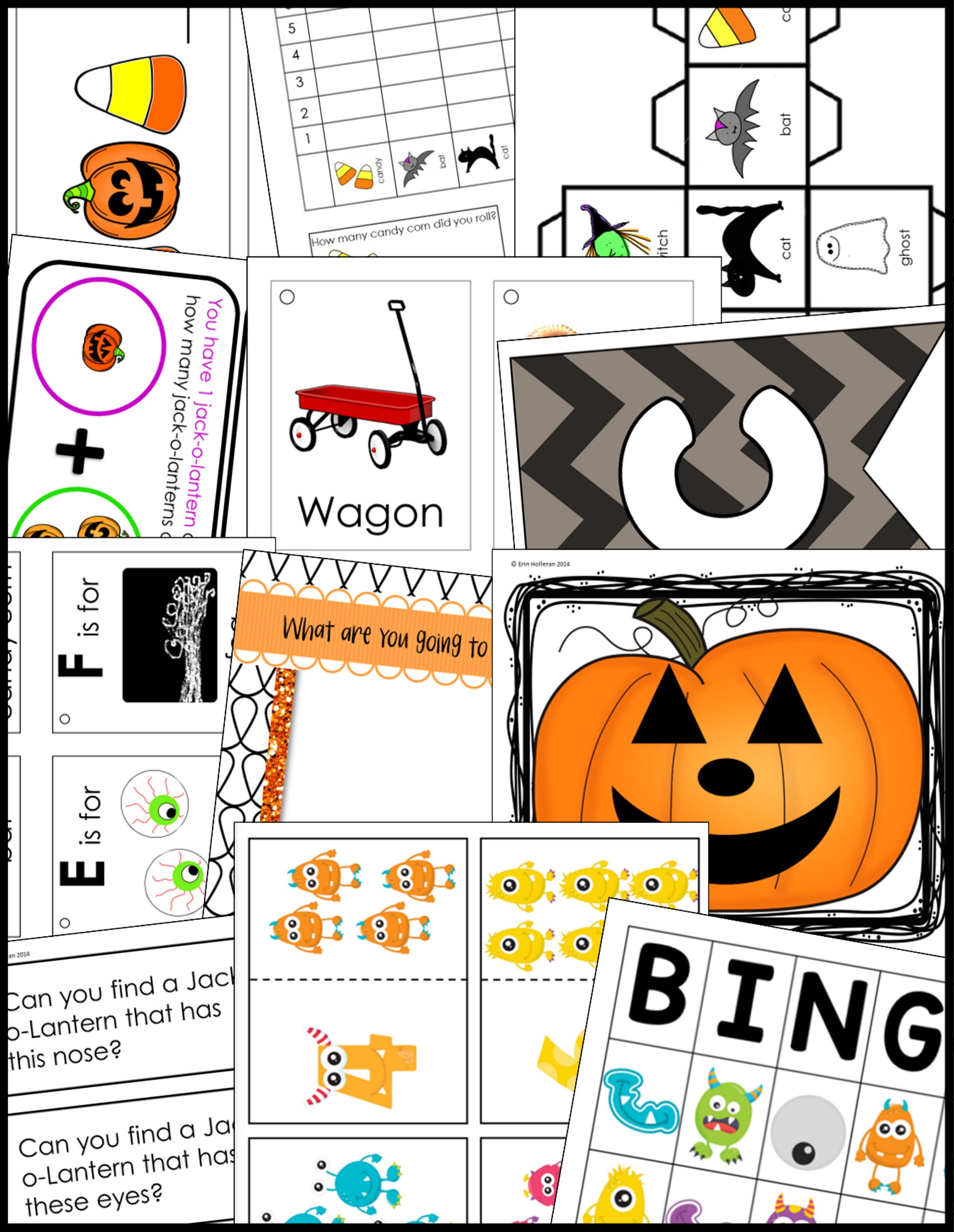 Preschool Lesson Plans and Materials - October - Etsy
