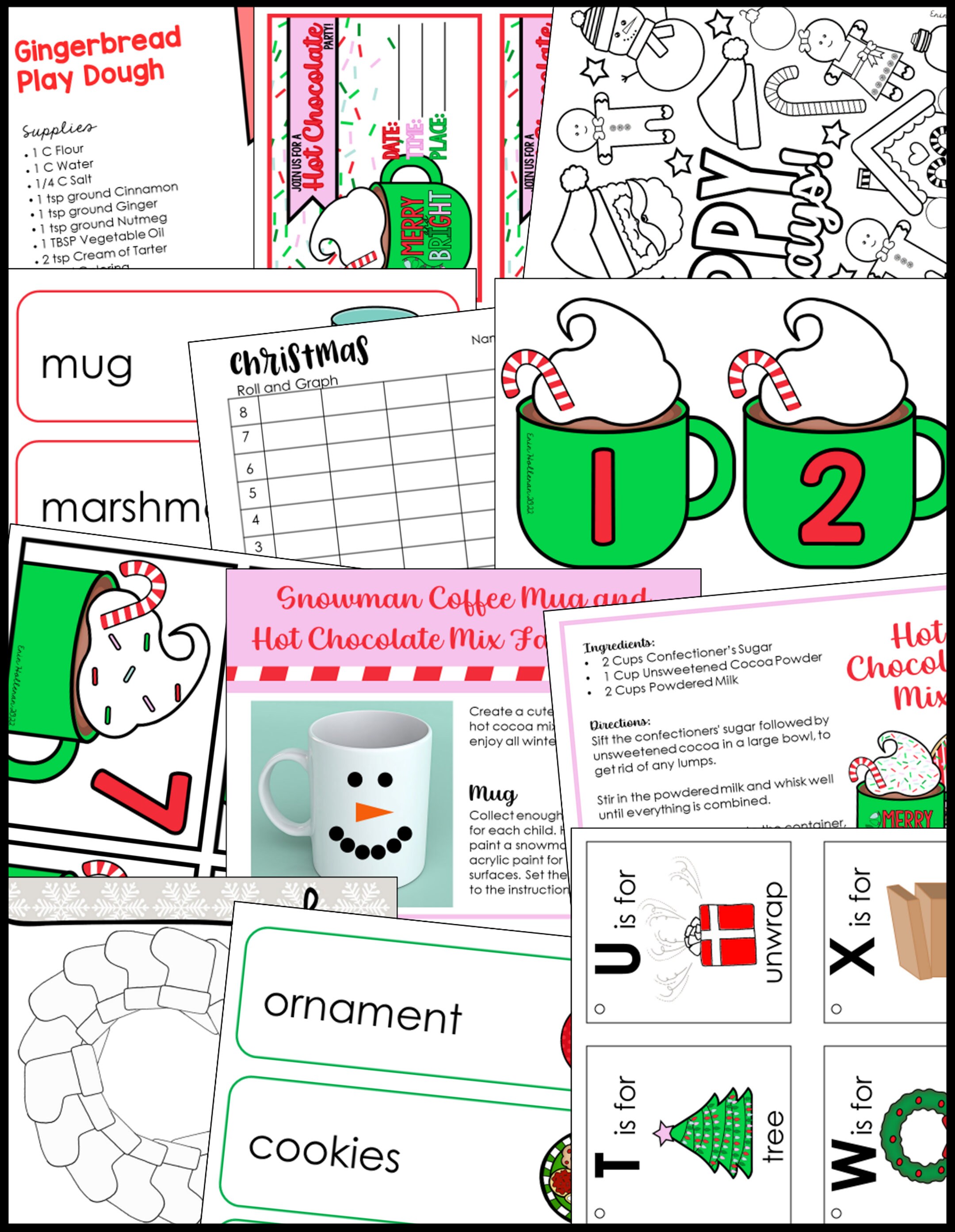 Preschool Lesson Plans and Activities - December With Christmas Themes ...