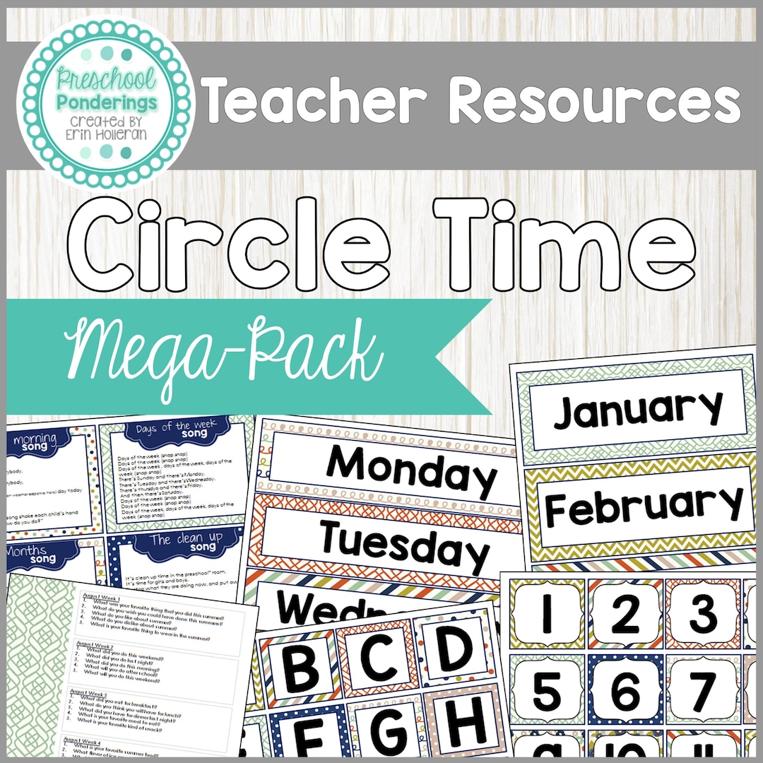 Preschool Circle Time Activities and Behavior Support - Etsy