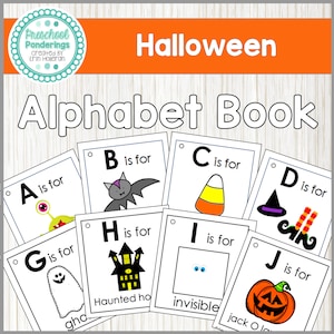 Halloween Alphabet Book - Etsy