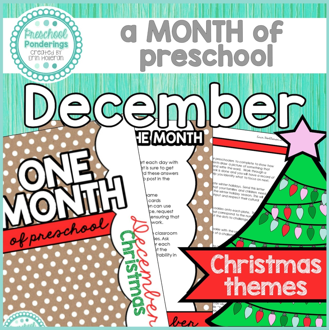 Preschool Lesson Plans and Activities - December With Christmas Themes ...