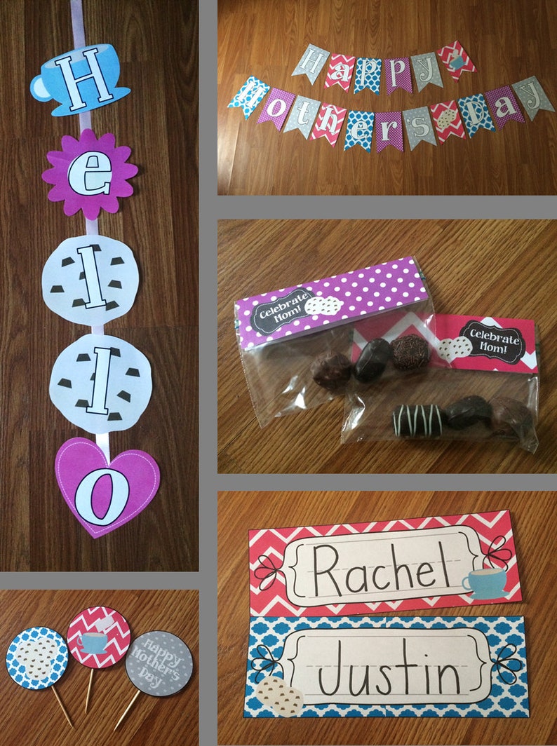 Printable Classroom Party Decorations Mother's Day - Etsy