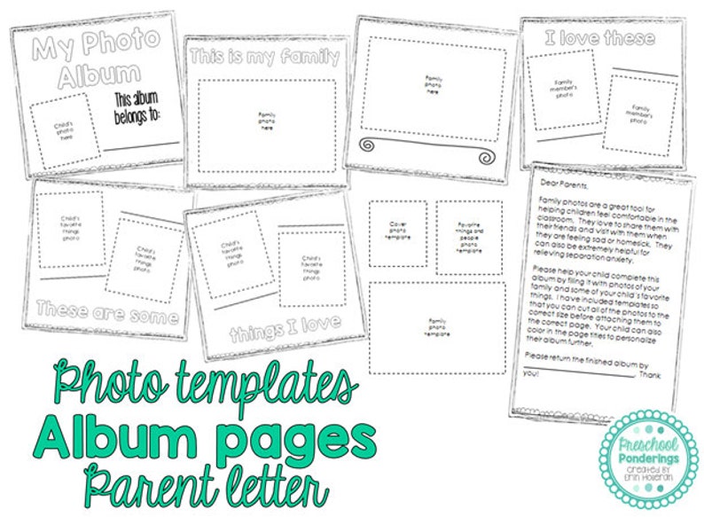 All About Me Photo Album Project - Preschool Social Emotional - Etsy