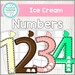 Ice Cream - Preschool Math Numbers and Counting - Etsy