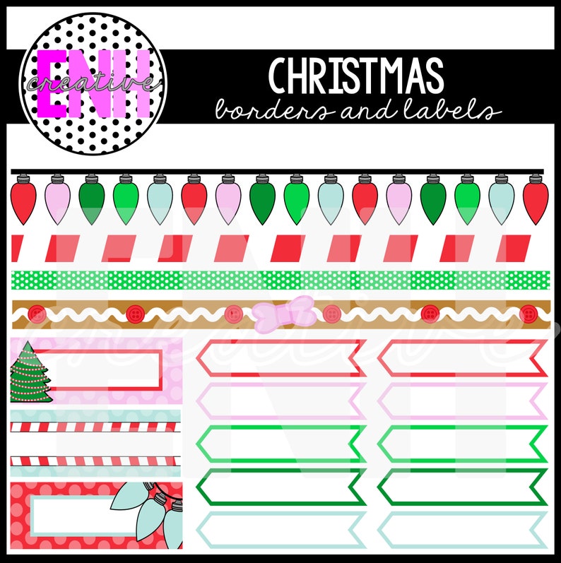 Bright Christmas Clip Art Mega Bundle - Etsy