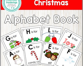 Printable Christmas Alphabet Game, Beginning Sounds, Letter Recognition ...