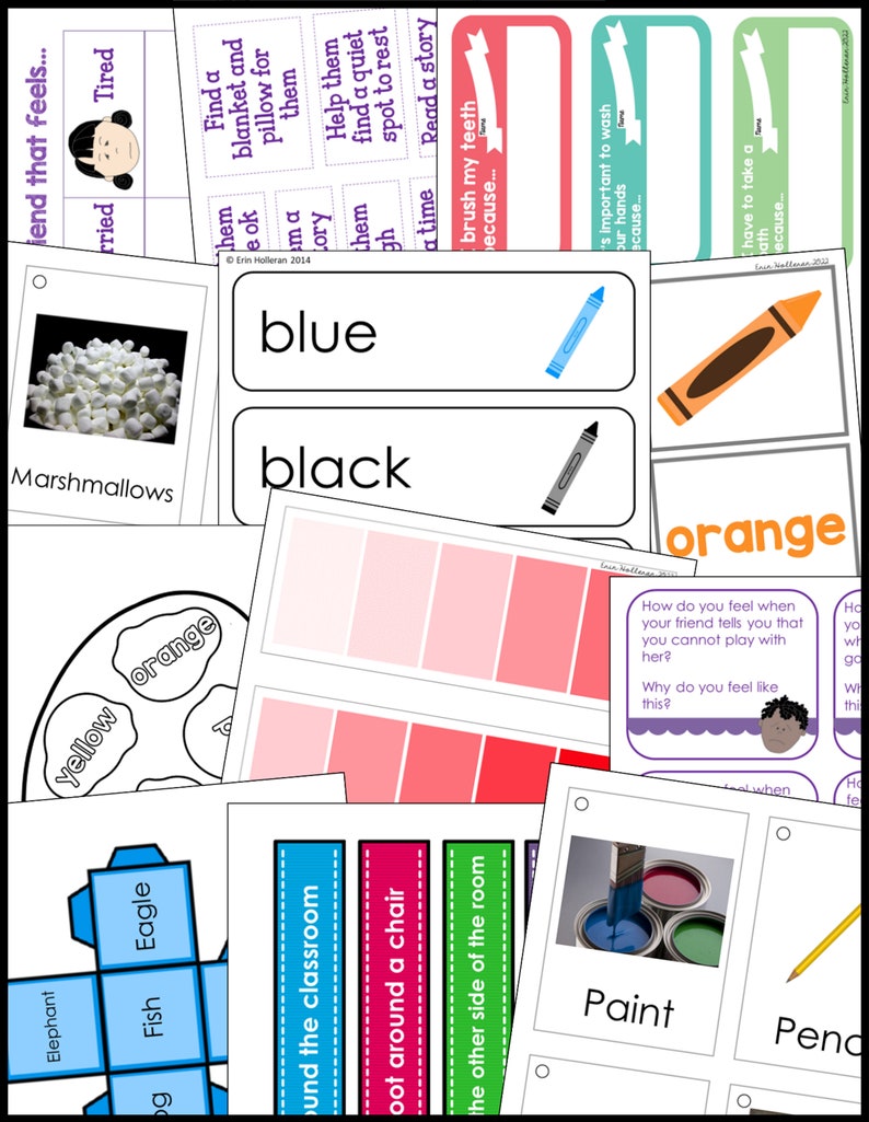 Preschool Lesson Plans and Materials - September - Etsy
