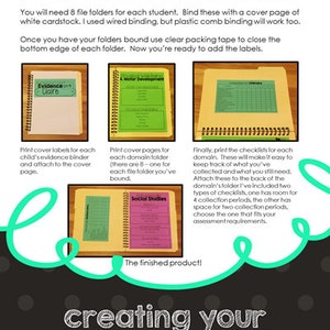 Assessment Evidence Collection System - Infant Toddler Preschool - Etsy