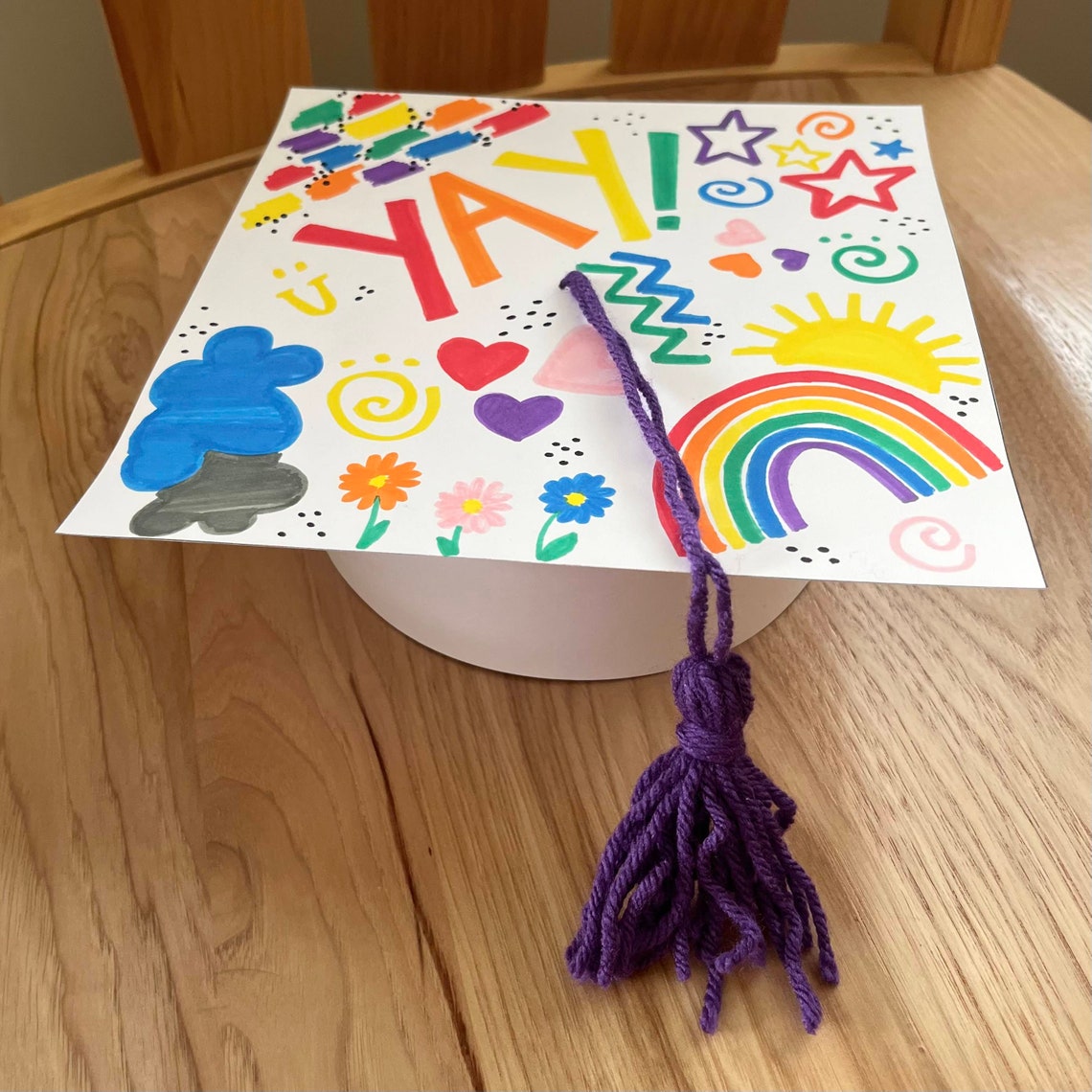 Graduation Cap Template - Preschool and Kindergarten - Etsy