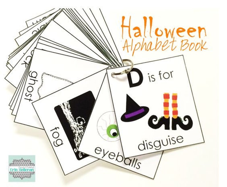 Halloween Alphabet Book - Etsy