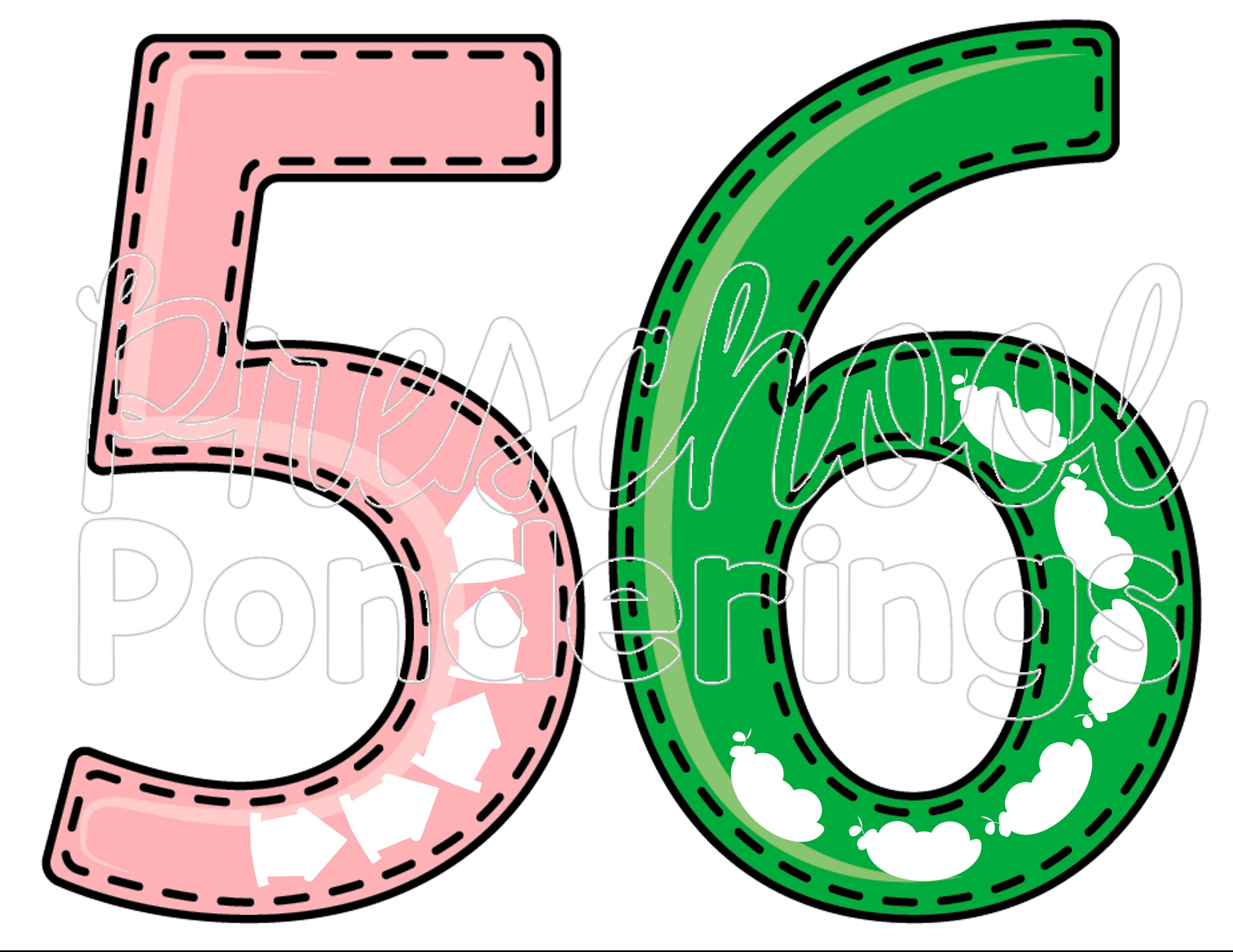 Gardening Numbers - Preschool Math Numbers and Counting - Etsy