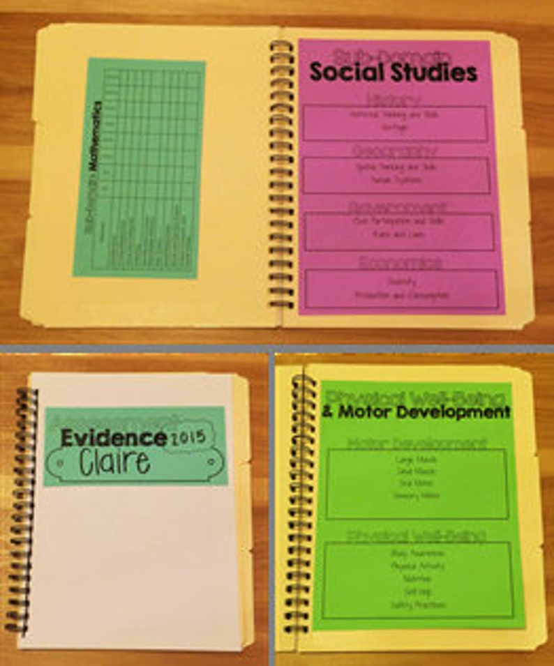 Assessment Evidence Collection System - Infant Toddler Preschool - Etsy
