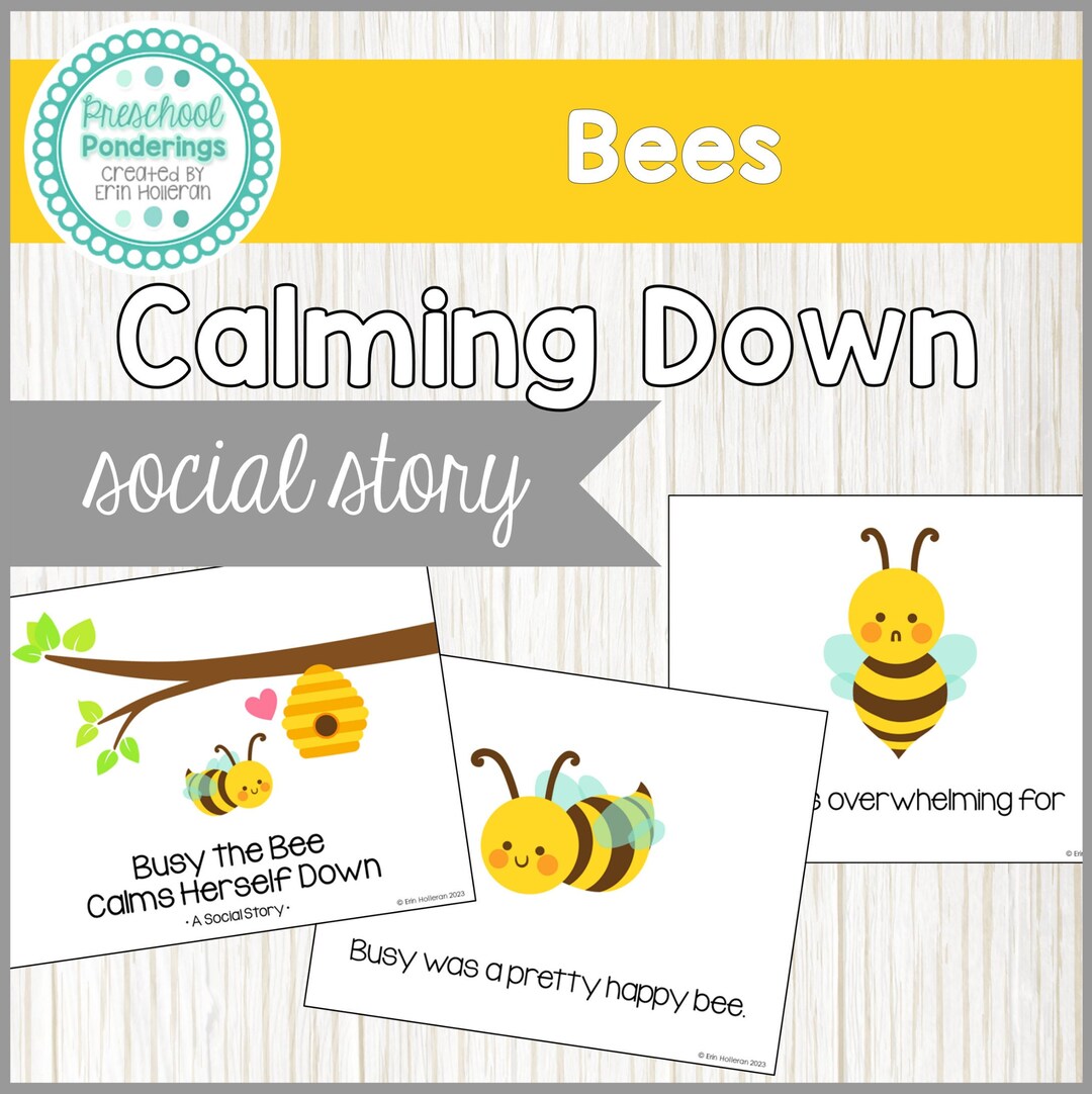 Social Story - Calming Down When Feeling Overwhelmed - Etsy