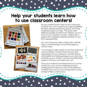 Preschool Classroom Centers - Ideas for Independent Work - Etsy