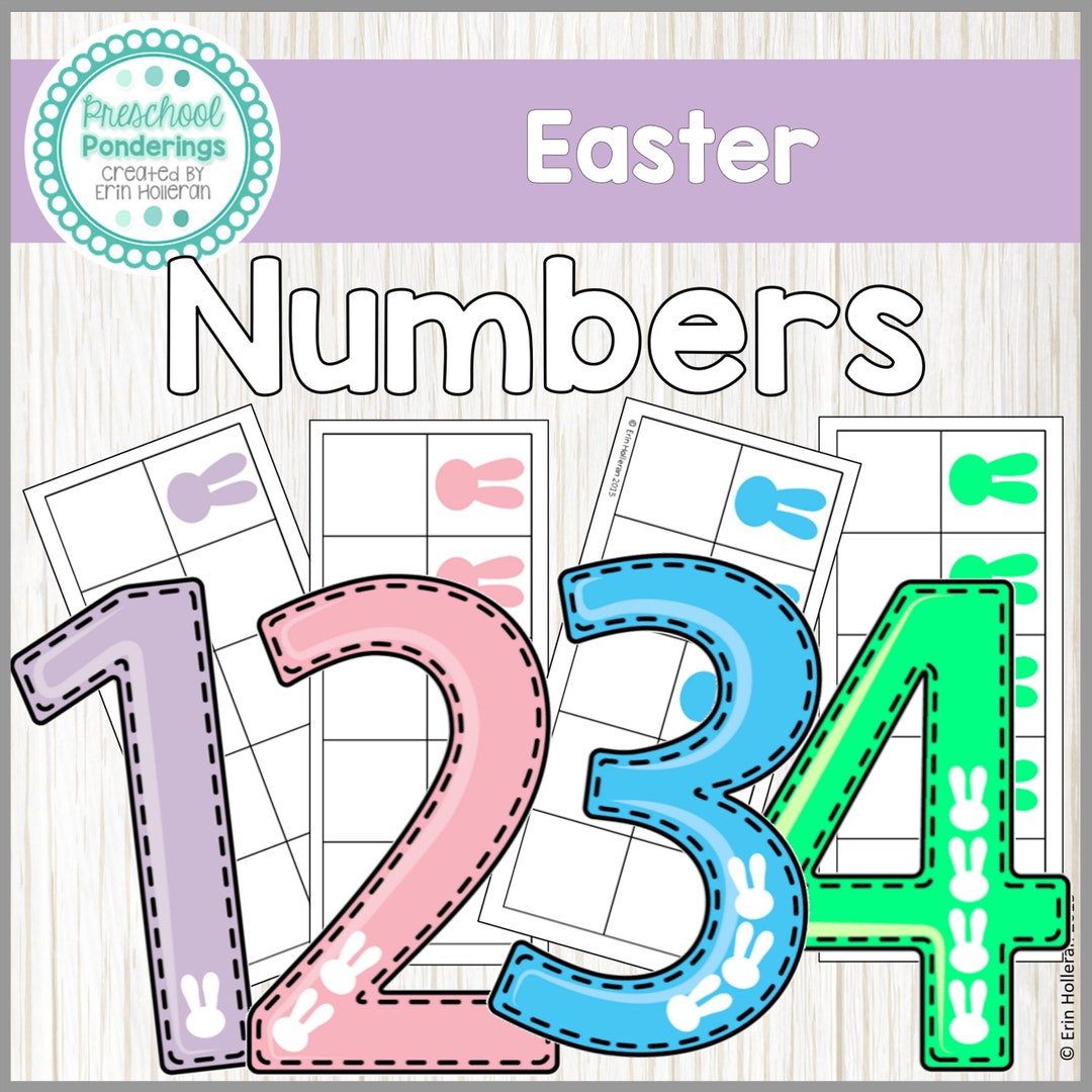 Easternumbers - Preschool Math Numbers and Counting - Etsy