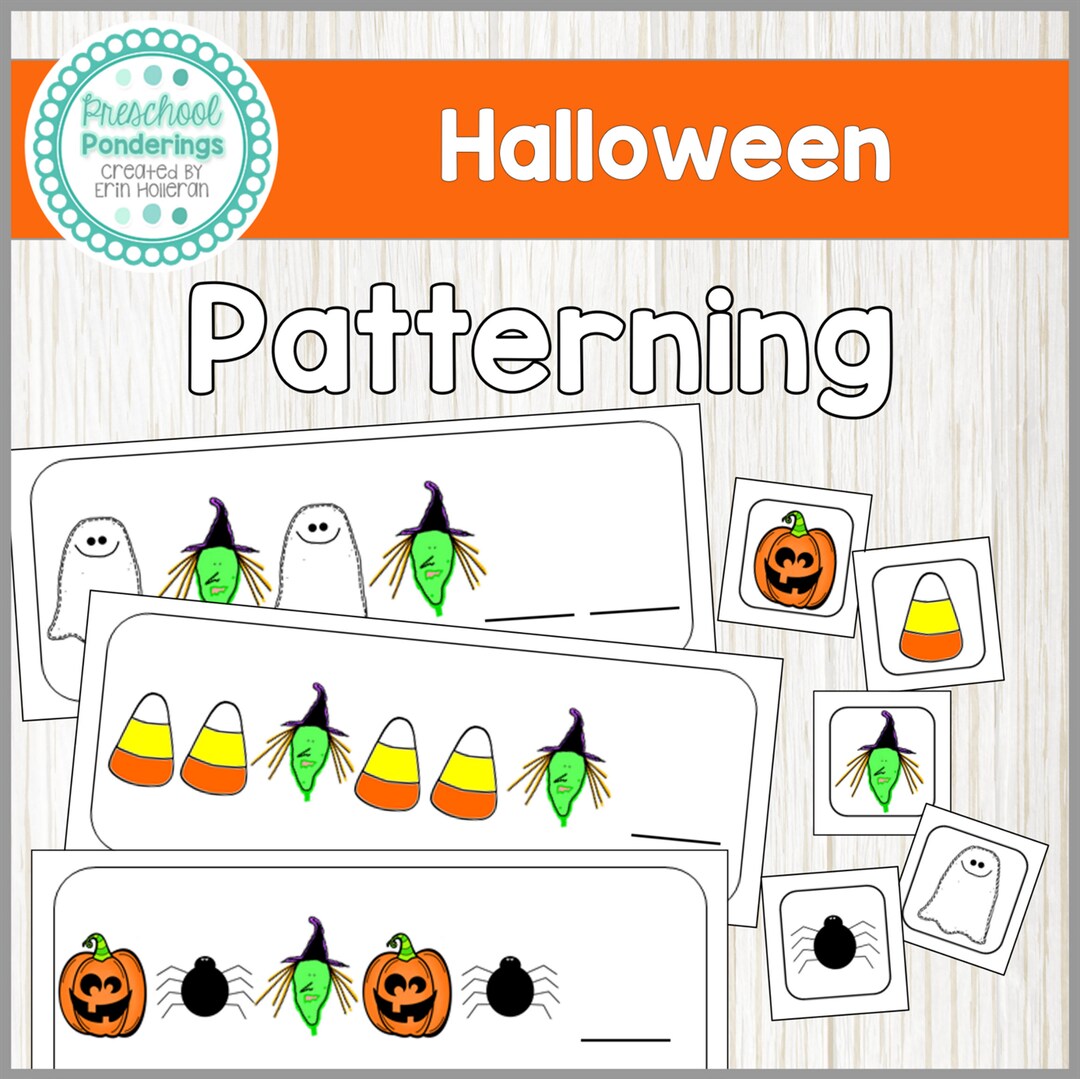 Halloween Patterning Printable - Etsy