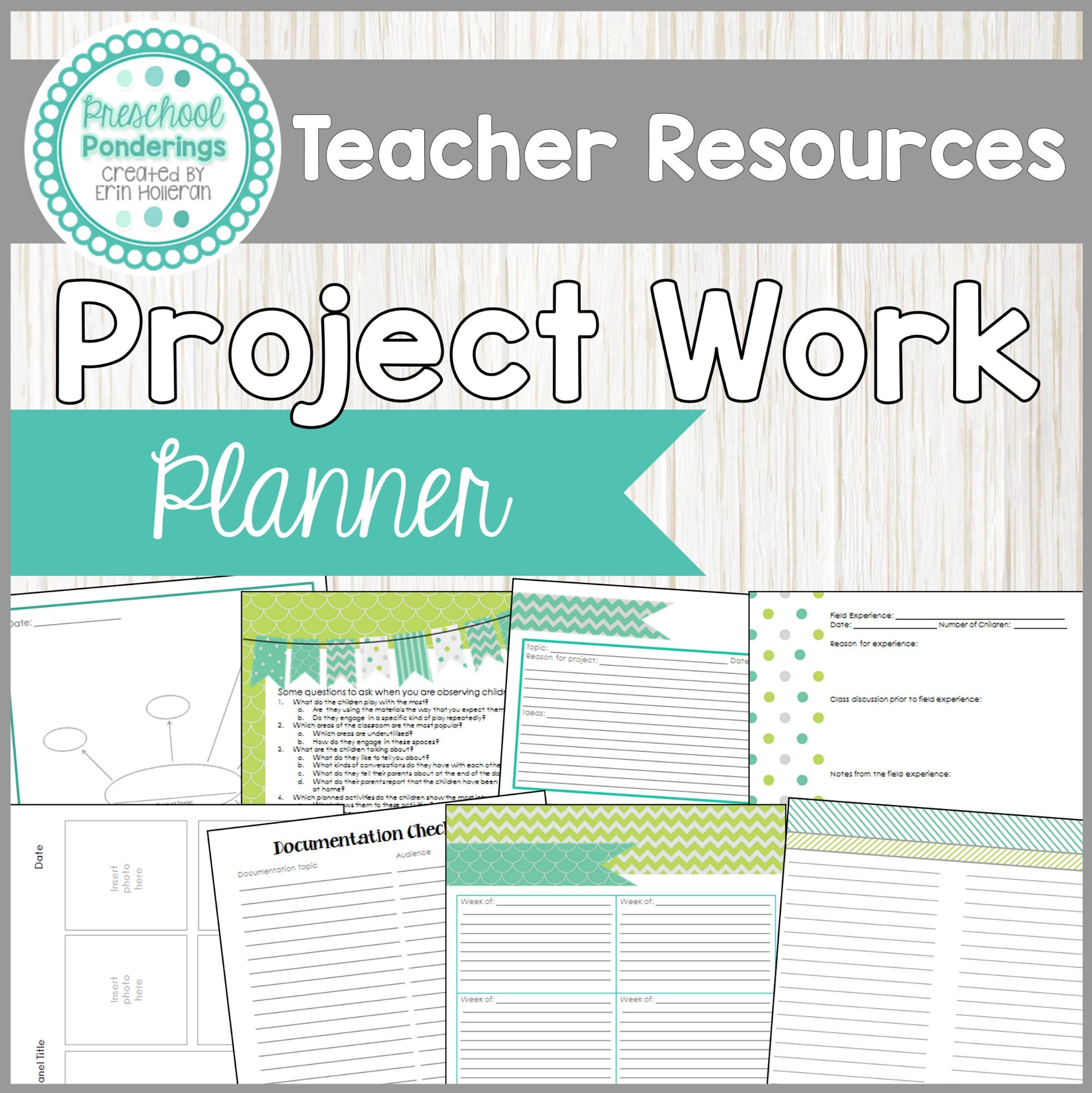 Printable Project Approach Teacher Planner and Organizer - Etsy