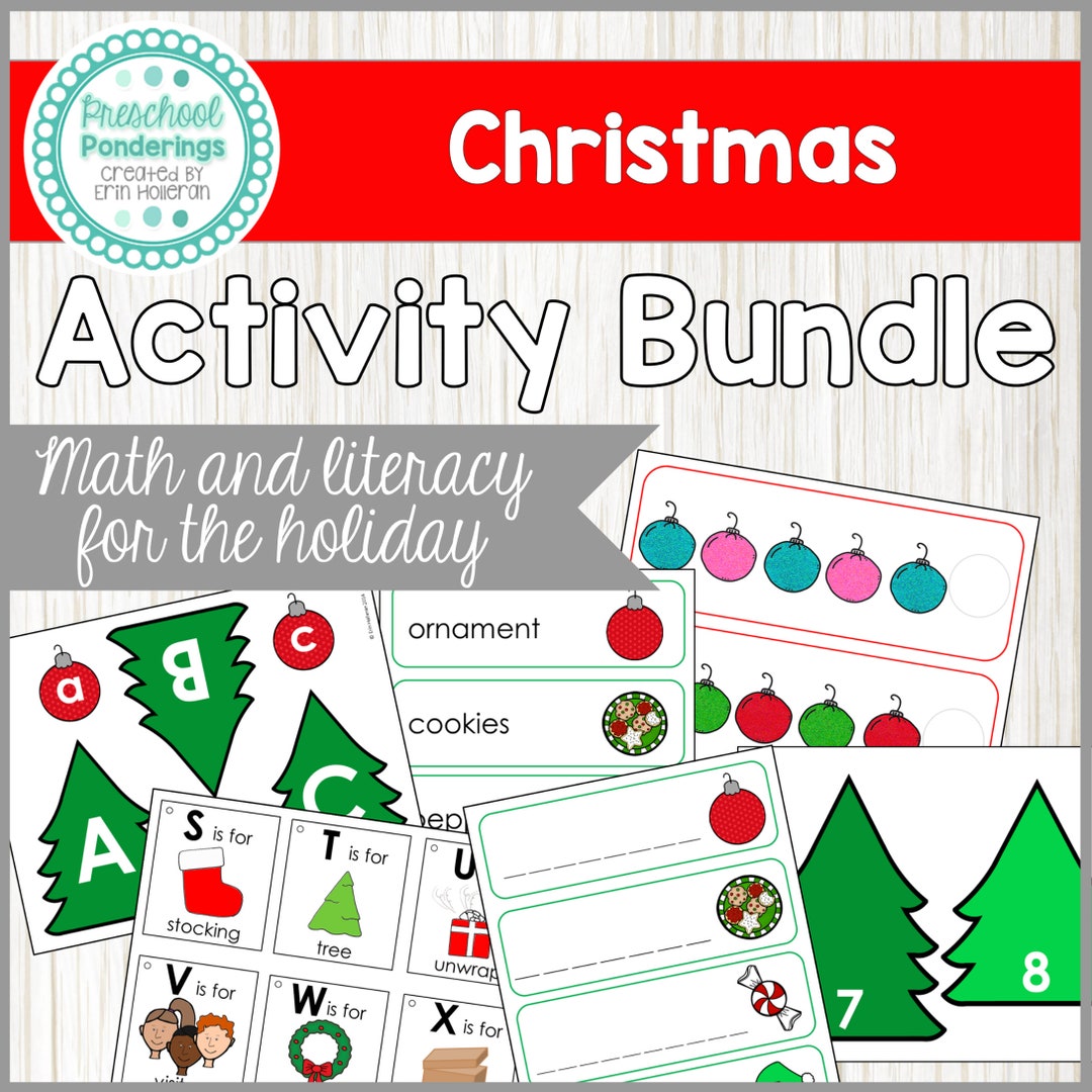 Printable Christmas Activity Bundle - Etsy