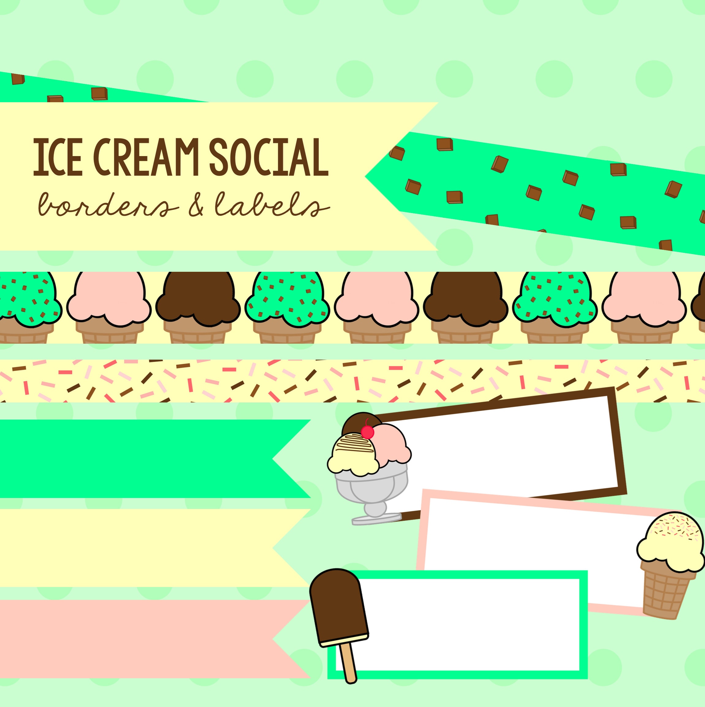 Ice Cream Borders