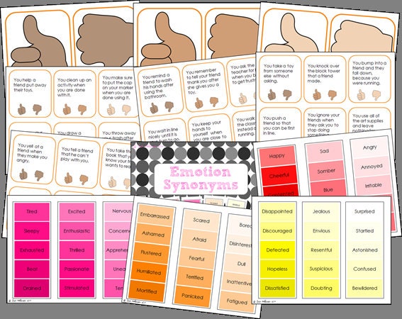 Preschool Social Emotional Skills Bundle - Etsy