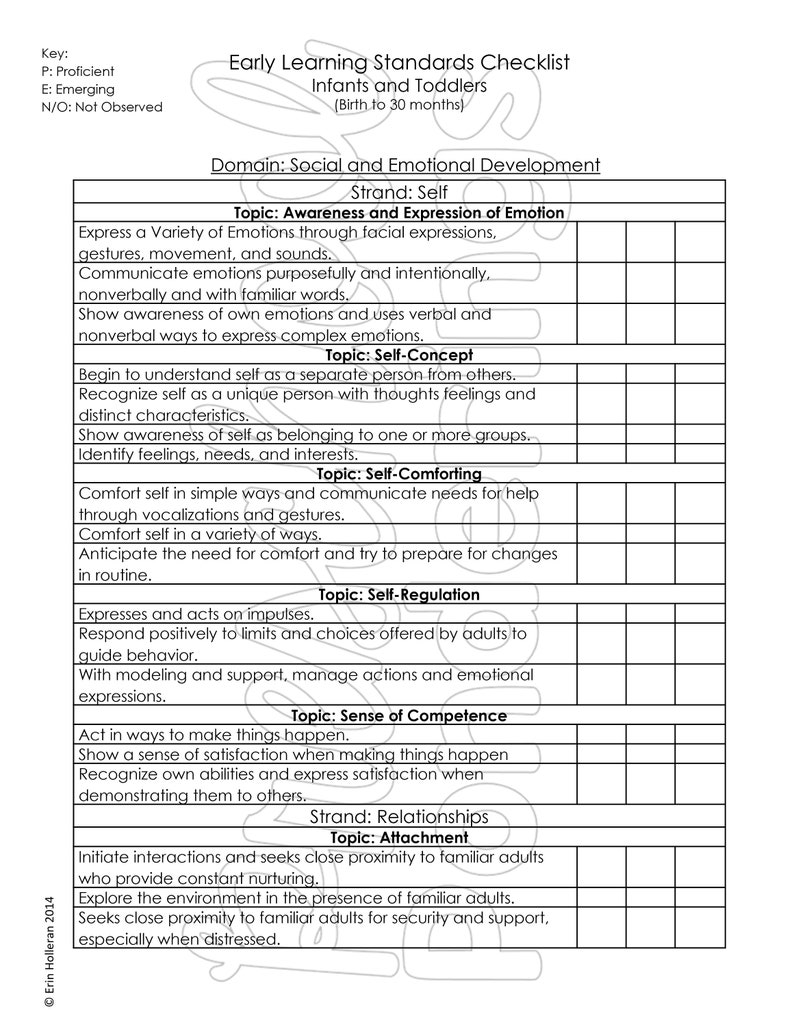 Infant Toddler Developmental Assessment - Etsy