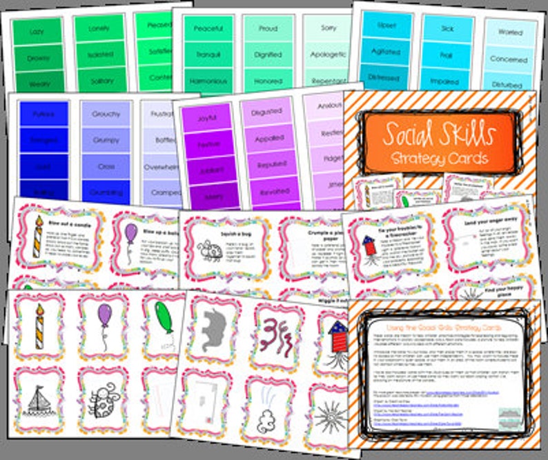 Preschool Social Emotional Skills Bundle - Etsy