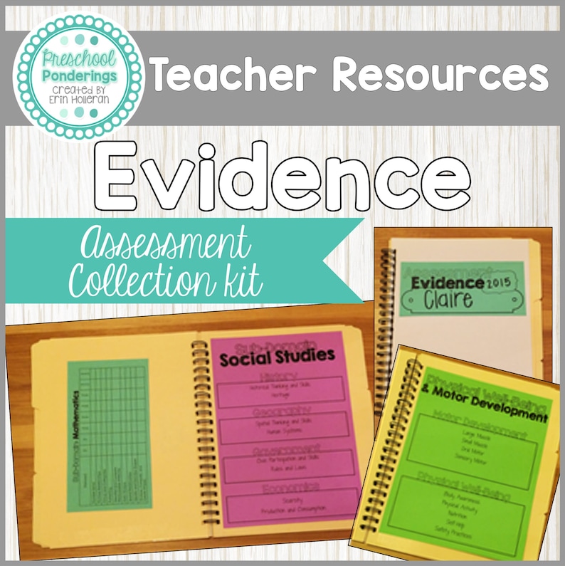 Assessment Evidence Collection System - Infant Toddler Preschool - Etsy