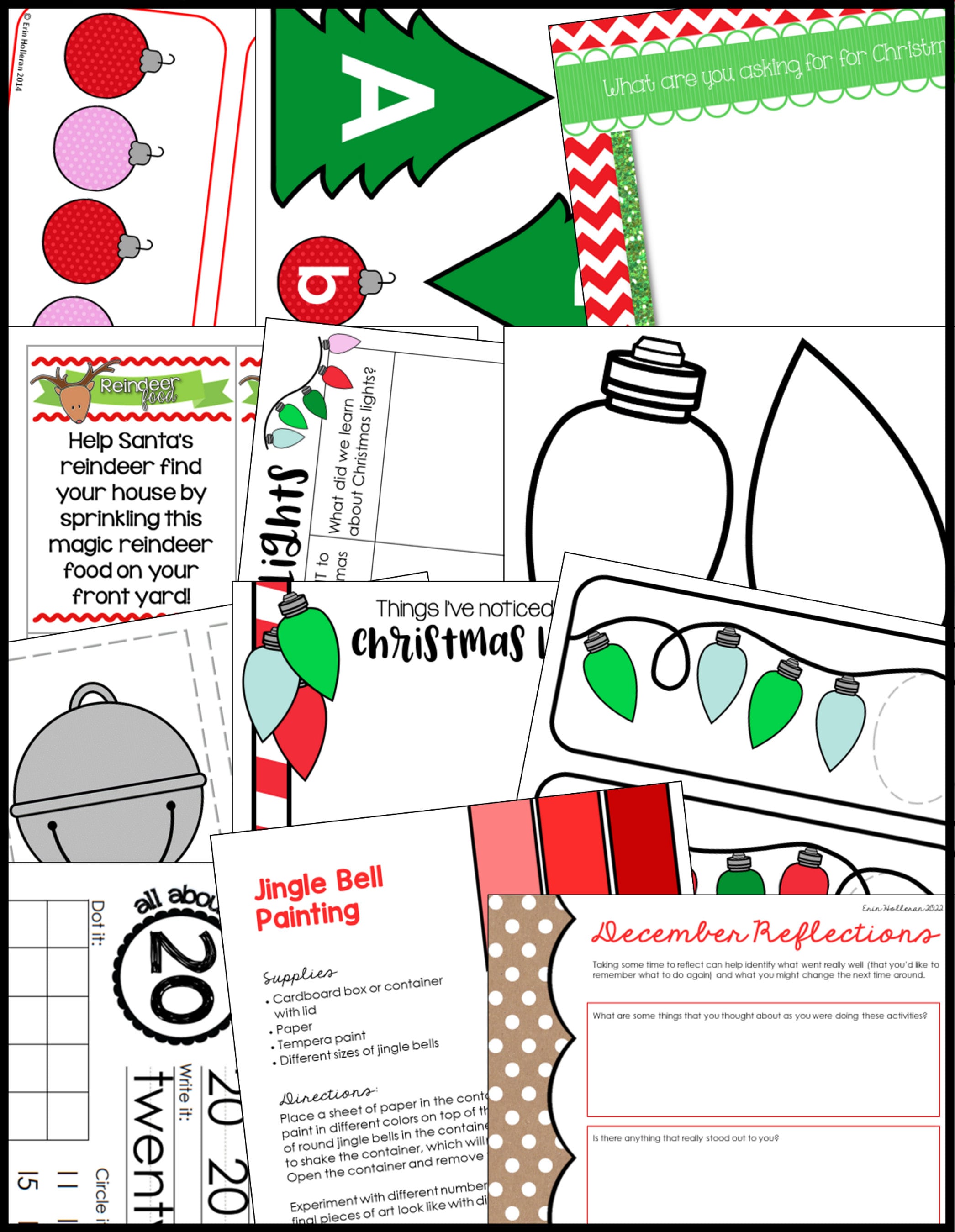 Preschool Lesson Plans and Activities - December With Christmas Themes ...