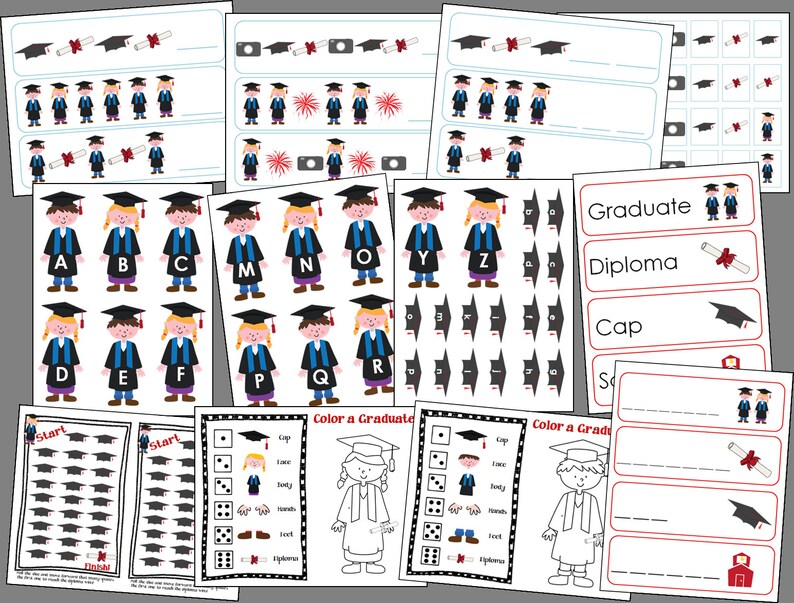 Preschool and Kindergarten Graduation Bundle - Etsy
