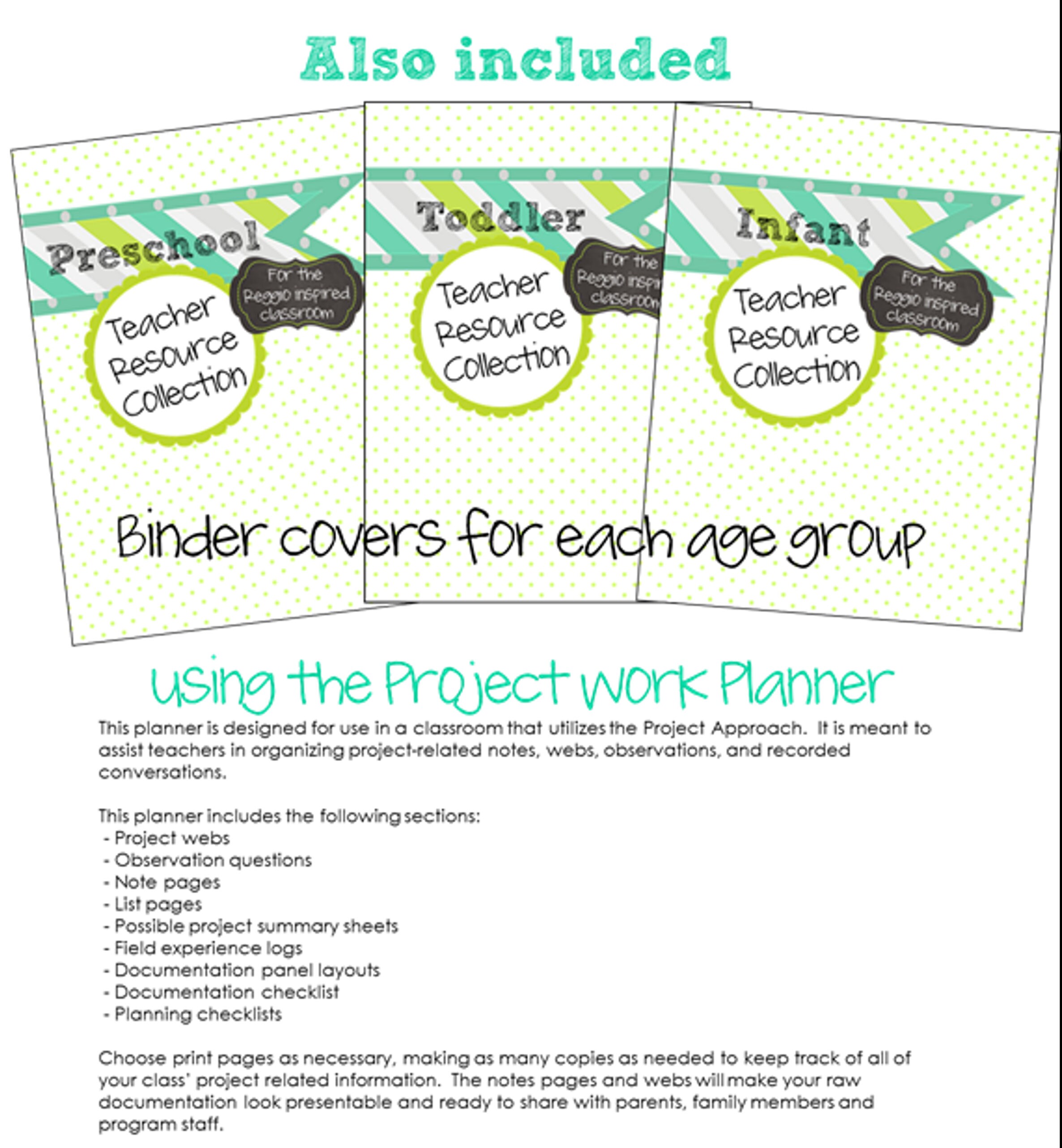 Teacher Resource Bundle - for Infant, Toddler and Preschool Teachers - Etsy