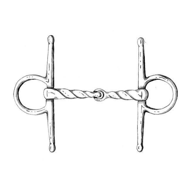 Snaffle Bit Drawing