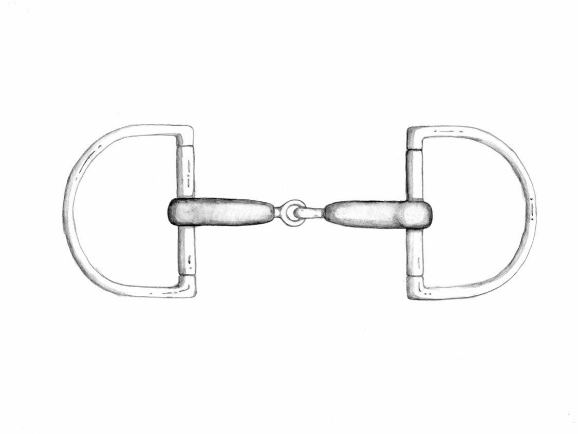 Snaffle Bit Drawing
