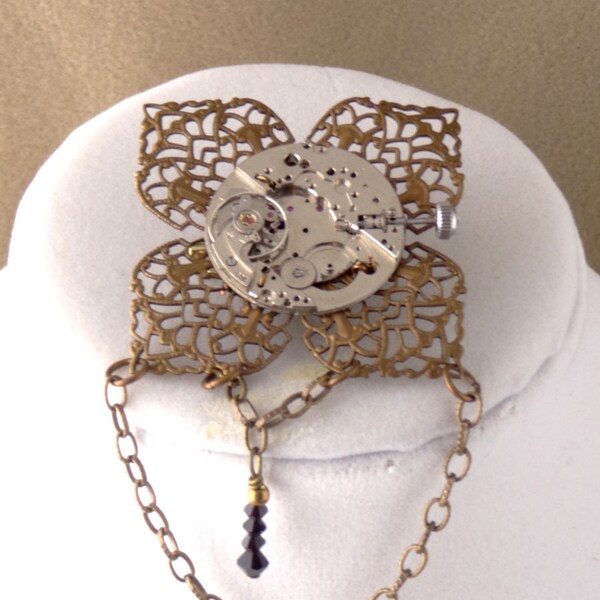 Steampunk Brooch - Etsy