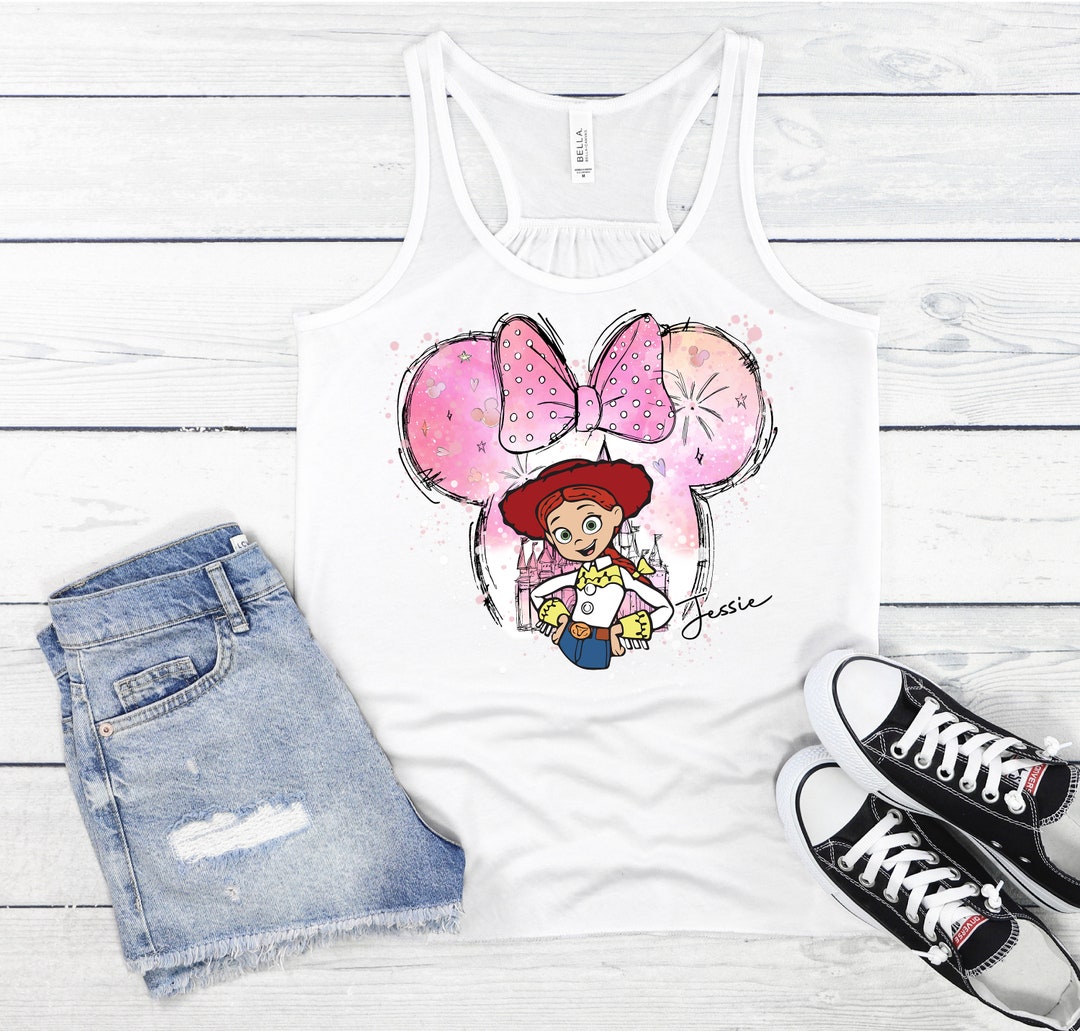 TOY STORY Jessie Cowgirl Tank, Girls Disney Tank, Disneyland Tank ...