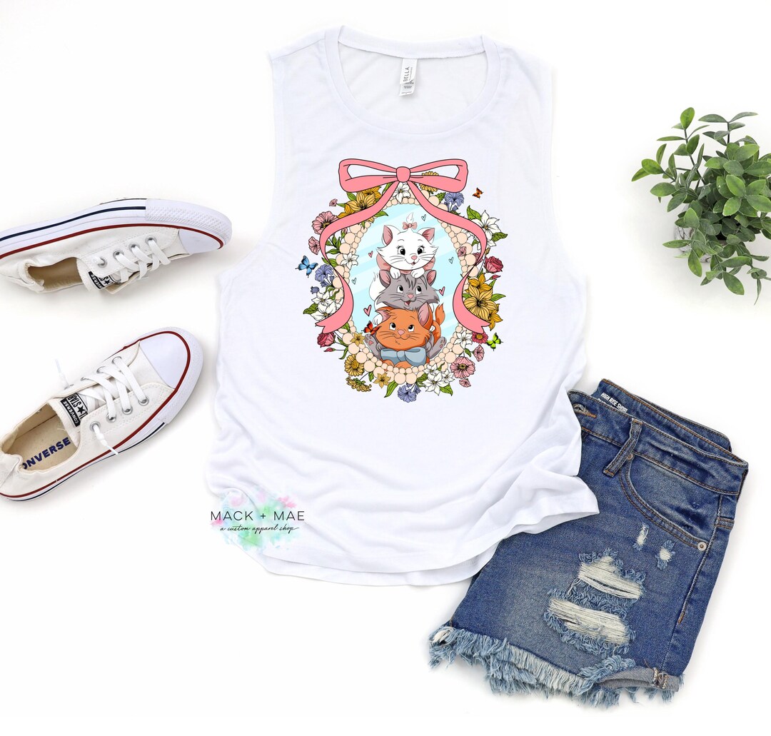 ARISTOCATS INSPIRED COQUETTE Tank, Women's Muscle Tank, Disneyland ...