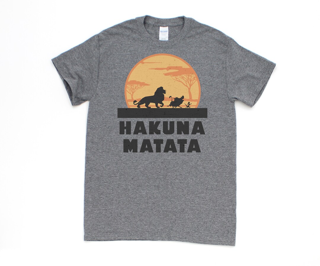 HAKUNA MATATA Animal Kingdom Inspired T Shirt - Etsy