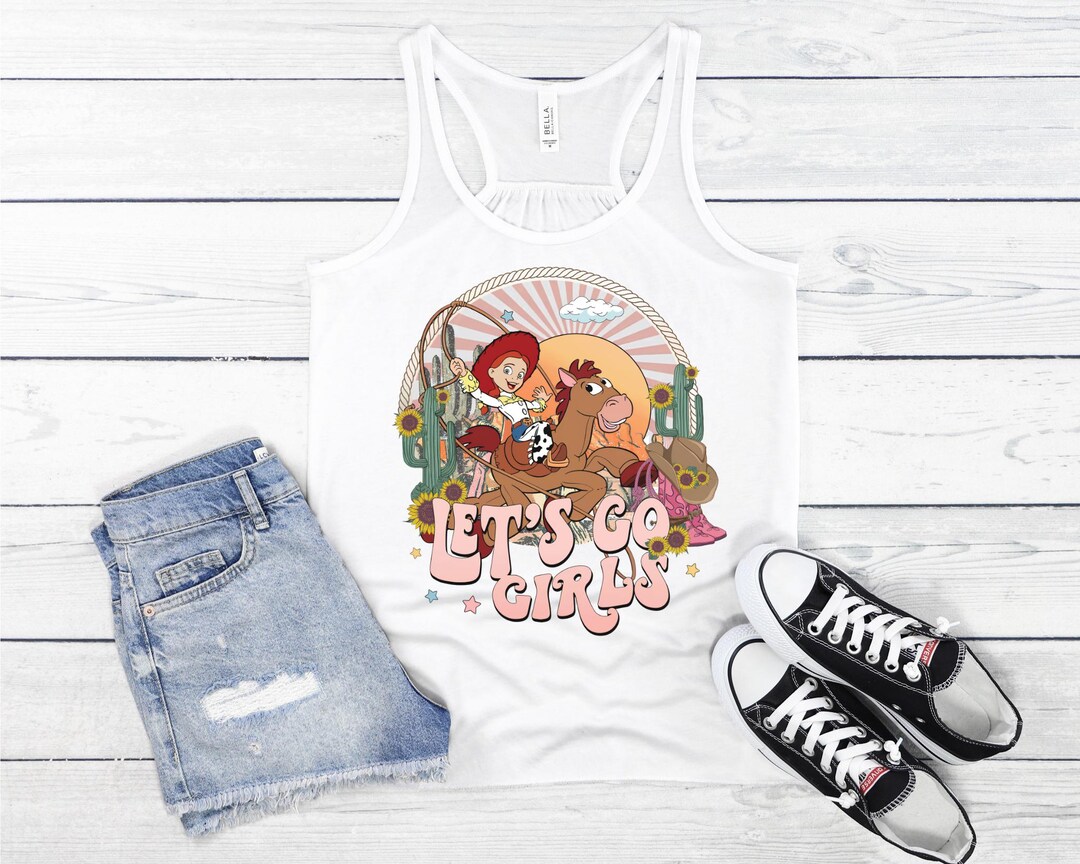 JESSIE TOY STORY Tank, Girls Disney Tank, Disneyland Tank, Disney World ...