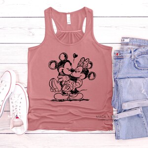Disney Inspired Tank, MICKEY & MINNIE TANK, Disneyland Tank, Disney ...