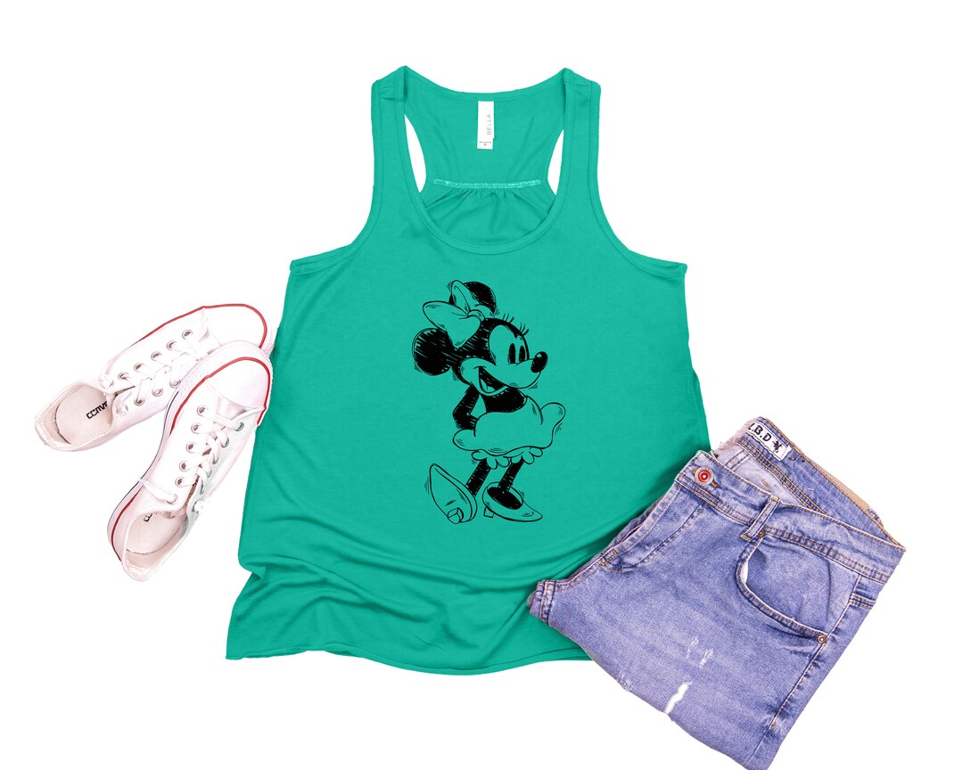 MINNIE TANK, Disney Inspired Tank, Disneyland Tank, Disney World Tank ...