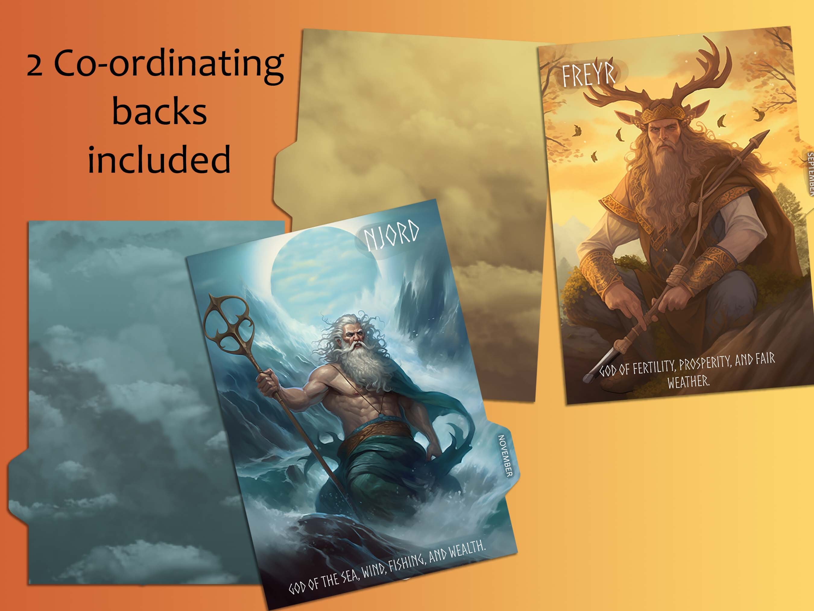 Printable Planner Dividers - Norse Gods and Goddesses Collection (A5 ...
